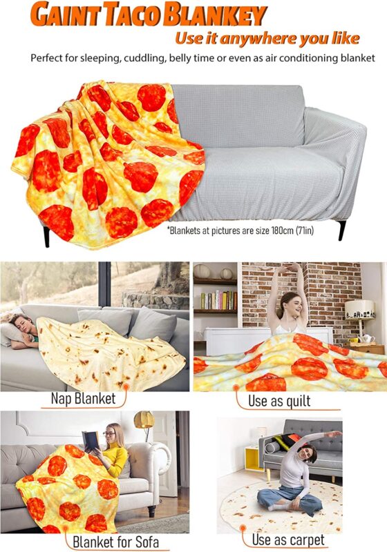 60 inch Pizza Blanket | Didn't Know I Wanted That